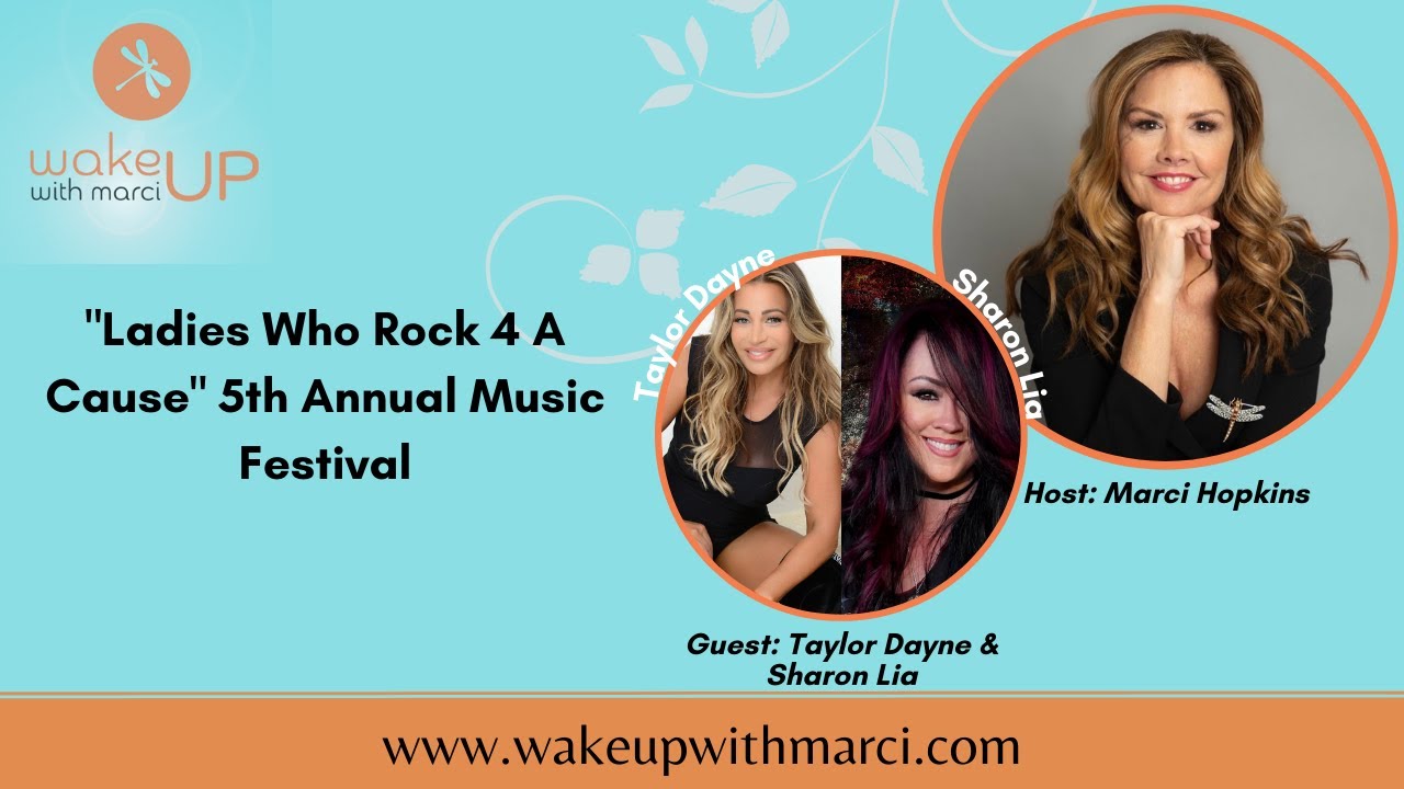 Sharon Lia and Taylor Dayne appear on Wake Up With Marci Sept 12, 2022 ...